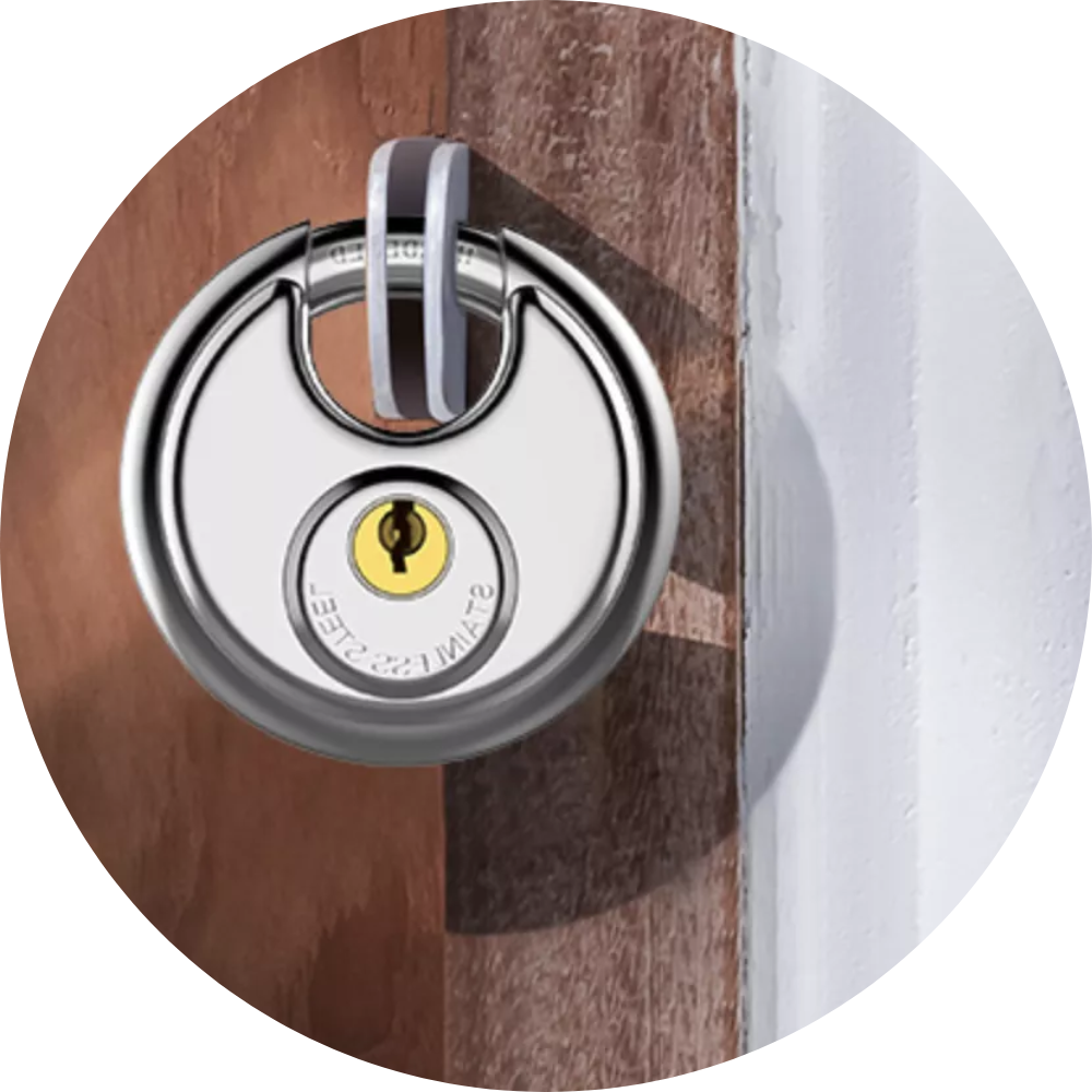 Round Discus Stainless Keyed Different | Dynamitelocks.com – Dynamite Locks